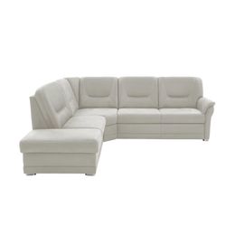 meinSofa Ecksofa aus Mikrofaser Edda ¦ silber ¦ Maße (cm): B: 253 H: