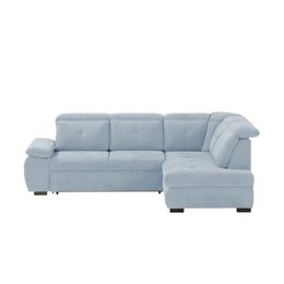 Smart Ecksofa Tamara ¦ blau ¦ Maße (cm): B: 252 H: 90 T: 192