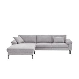 Max Schelling Ecksofa Maximum ¦ silber ¦ Maße (cm): B: 255 H: 89 T: