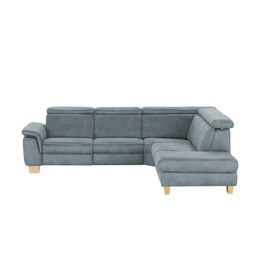 Mein Sofa bold Ecksofa Beata ¦ blau ¦ Maße (cm): B: 270 H: 80 T: 233