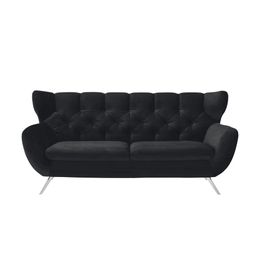 Jette Home Sofa Caldara ¦ schwarz ¦ Maße (cm): B: 200 H: 94 T: 95