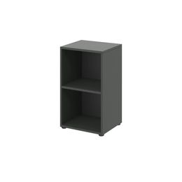 Höffner Regal home.office ¦ schwarz ¦ Maße (cm): B: 40 H: 72 T: 32,8