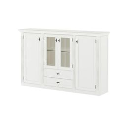 maison bleue Highboard Petit Chalet ¦ weiß ¦ Maße (cm): B: 192 H: 11