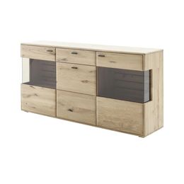 Höffner Highboard Onna ¦ holzfarben ¦ Maße (cm): B: 184 H: 91 T: 44