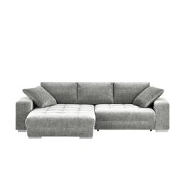 bobb Ecksofa mit Schlaffunktion Caro ¦ grau ¦ Maße (cm): B: 305 H: 8