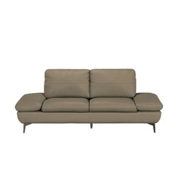 Wohnwert Ledersofa Amarena ¦ braun ¦ Maße (cm): B: 196 H: 81 T: 96