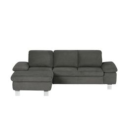 Smart Ecksofa Finola ¦ schwarz ¦ Maße (cm): B: 240 H: 80 T: 152