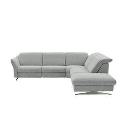 Hukla Ecksofa Mikrofaser Michelle ¦ grau ¦ Maße (cm): B: 292 H: 99 T: