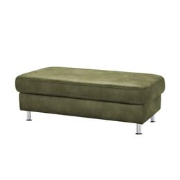 Mein Sofa bold XXL Hocker Veit ¦ grün ¦ Maße (cm): B: 130 H: 46 T: 6