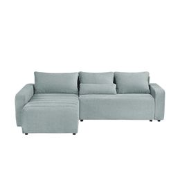 Smart Ecksofa Fania ¦ blau ¦ Maße (cm): B: 257 H: 72 T: 208