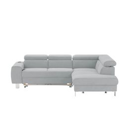 U.N.O uno Ecksofa Los Angeles ¦ grau ¦ Maße (cm): B: 249 H: 72 T: 207