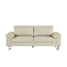 Max Schelling Ledersofa aus Echtleder Maximum ¦ beige ¦ Maße (cm): B: