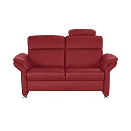 meinSofa Einzelsofa Leder Manon ¦ rot ¦ Maße (cm): B: 170 H: 94 T: 92