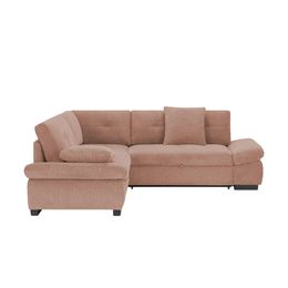 bobb Ecksofa Lindsay ¦ orange ¦ Maße (cm): B: 225 H: 91 T: 255