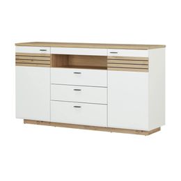 U.N.O uno Sideboard Fresno ¦ weiß ¦ Maße (cm): B: 175 H: 97 T: 47