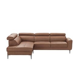 Max Schelling Ecksofa Momentum ¦ braun ¦ Maße (cm): B: 262 H: 92 T: