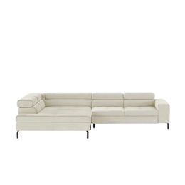 Gallery M Ecksofa Felicia Due ¦ creme ¦ Maße (cm): B: 309 H: 72 T: 2