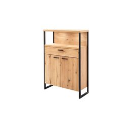 Woodford Highboard Sero ¦ holzfarben ¦ Maße (cm): B: 95 H: 136 T: 38