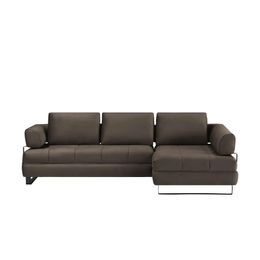 switch Ecksofa in Lederoptik Havana ¦ braun ¦ Maße (cm): B: 272 H: 89