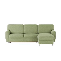 Smart Ecksofa Valencia ¦ grün ¦ Maße (cm): B: 263 H: 90 T: 173