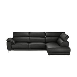 Max Schelling Ecksofa Vita ¦ schwarz ¦ Maße (cm): B: 293 H: 79 T: 20