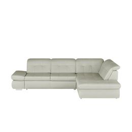 Lounge Collection Ecksofa Leder Spencer ¦ grau ¦ Maße (cm): B: 323 H