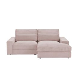 Höffner Ecksofa Branna ¦ rosa/pink ¦ Maße (cm): B: 232 H: 88 T: 164