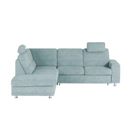 meinSofa Ecksofa Marc ¦ blau ¦ Maße (cm): B: 243 H: 85 T: 234