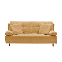 Smart Schlafsofa Celina ¦ gelb ¦ Maße (cm): B: 201 H: 95 T: 108