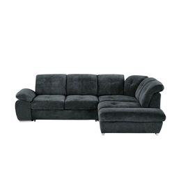 Höffner Ecksofa Gladys ¦ schwarz ¦ Maße (cm): B: 303 H: 103 T: 246