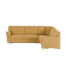 Smart Ecksofa Valencia ¦ gelb ¦ Maße (cm): B: 272 H: 90 T: 242