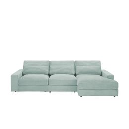 Höffner Ecksofa Branna ¦ grün ¦ Maße (cm): B: 322 H: 88 T: 164