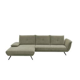 Höffner Ecksofa Celine ¦ grün ¦ Maße (cm): B: 316 H: 90 T: 244