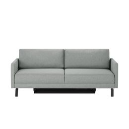 Höffner Schlafsofa Lüneburg ¦ grau ¦ Maße (cm): B: 220 H: 88 T: 104