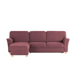 Smart Ecksofa Valencia ¦ rot ¦ Maße (cm): B: 269 H: 90 T: 173