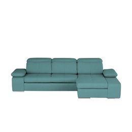 switch Ecksofa Avilla ¦ türkis/petrol ¦ Maße (cm): B: 285 H: 86 T: 1