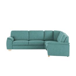 Smart Ecksofa Valencia ¦ türkis/petrol ¦ Maße (cm): B: 280 H: 80 T: