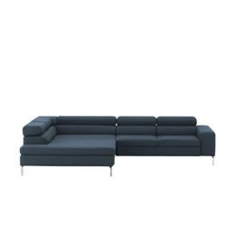 Gallery M Ecksofa Felicia ¦ blau ¦ Maße (cm): B: 215 H: 72 T: 309