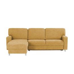 Smart Ecksofa Valencia ¦ gelb ¦ Maße (cm): B: 267 H: 90 T: 173