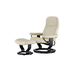 stressless Relaxsessel mit Hocker Leder Consul L ¦ creme ¦ Maße (cm):