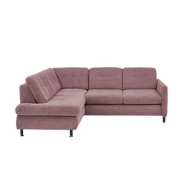 Lounge Collection Ecksofa LIORA ¦ rosa/pink ¦ Maße (cm): B: 242 H: 9