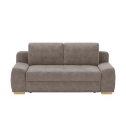 bobb Schlafsofa mit pflegeleichtem Bezugsstoff Eleny ¦ braun ¦ Maße