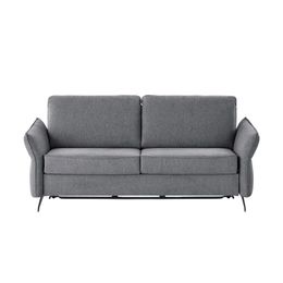 Höffner Schlafsofa mit Schlaffunktion Collin ¦ grau ¦ Maße (cm): B: 192 H: 90