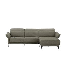 Wohnwert Ecksofa Leder Bellana ¦ grün ¦ Maße (cm): B: 291 H: 101 T: 1