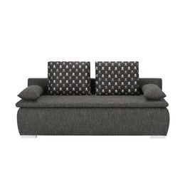 Smart Schlafsofa Leonie ¦ schwarz ¦ Maße (cm): B: 198 H: 92 T: 90