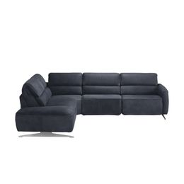 Musterring Ecksofa MR260 ¦ blau ¦ Maße (cm): B: 281 H: 82 T: 248