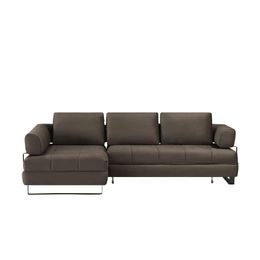 switch Ecksofa in Lederoptik Havana ¦ braun ¦ Maße (cm): B: 272 H: 89