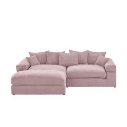 Smart Ecksofa Lionore ¦ rosa/pink ¦ Maße (cm): B: 266 H: 86 T: 203