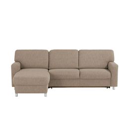 Smart Ecksofa Valencia ¦ braun ¦ Maße (cm): B: 267 H: 90 T: 173