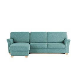 Smart Ecksofa Valencia ¦ türkis/petrol ¦ Maße (cm): B: 269 H: 90 T: